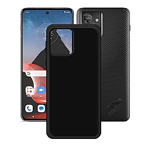 FZZSZS Slim Thin Black Case for Motorola ThinkPhone, Soft Protective Phone Cover with Flexible TPU Protection Bumper Shell for Motorola ThinkPhone (6.6")