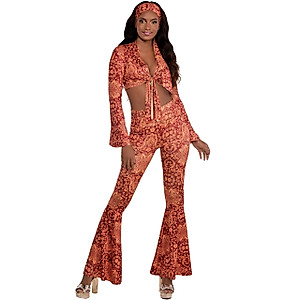 Amscan Women's Free Spirit Costume - Small (2-4) - Stylish & High-Quality Outfit, Perfect For Halloween, Costume Parties & More - 1 Set