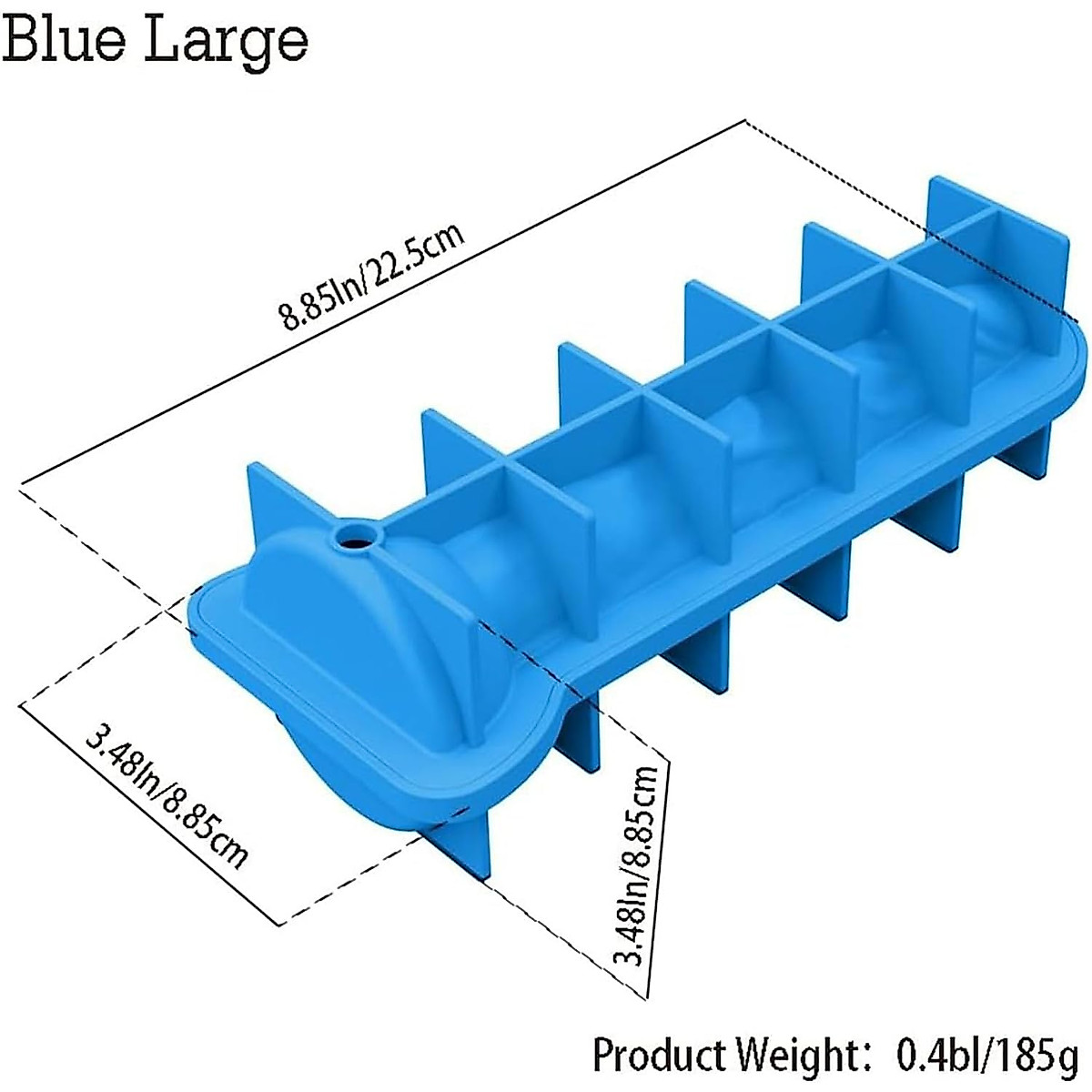 Adult Prank Ice Cube Mold Trays Fun Shapes, Silicone Personalized Ice Cube Mold for Ice Chilling Whiskey Cocktails Juice Drink Tea & Coffee Make Ice Blocks DIY Mould Tool (Blue, Large)