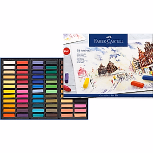 Faber-Castel FC128272 Creative Studio Soft Pastel Crayons (72 Pack), Assorted