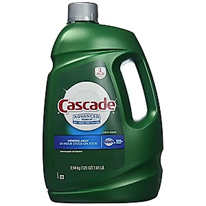 Cascade Advanced Power Liquid Machine Dishwasher Detergent with Dawn, 125-Fl. Oz, Plastic Bottle (125 Fl Oz)