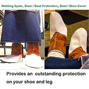 ZaoProteks ZP3003 Welding Spats, Welding Boot Protectors, Welding Shoe Cover, Welding Gaiters