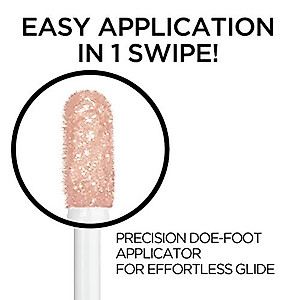 L’Oréal Paris Brilliant Eyes Shimmer Liquid Eye Shadow, Longwearing Lasting Shimmer, Crease Resistant, Flake-Proof, Precision Applicator, Quick Dry, Non-Greasy, Rose Gem, 0.1 oz.