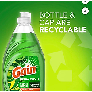 Gain Ultra Dishwashing Liquid - 8 Ounce - Original - 2 pk