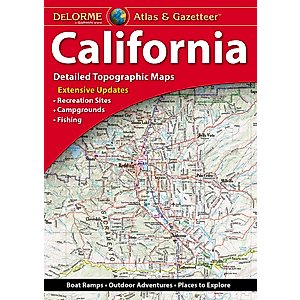 Delorme California Atlas & Gazetteer