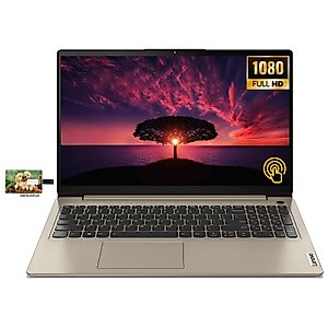 New Lenovo IdeaPad 3i Business Laptop, 15.6" FHD Touchscreen, Core i3-1115G4, Windows 11 Pro, 12GB RAM 256GB SSD, WIFI, 32GB Tela USB Card