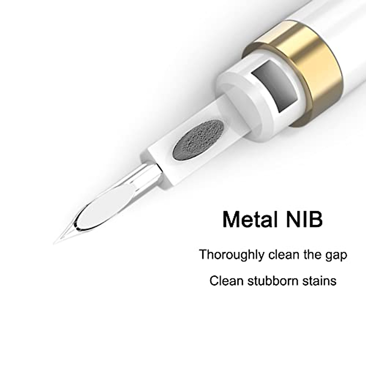 Airpod Cleaner Kit with Airpod Cleaning Putty Multi-Function Bluetooth Earbuds Cleaning Pen 4 in 1 Earbud Cleaning Kit with Soft Brush for Earpods Headset Phone Charging Port Laptop iPhone