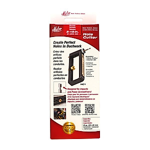 Malco HC1 2 in. to 12 in. Sheet Metal Hole Cutter Accessory for 1/4 in.