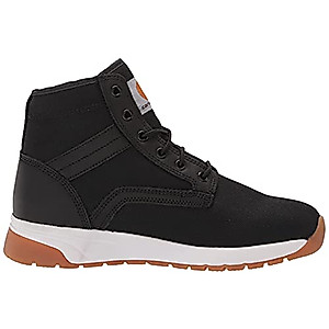 Carhartt mens Force 5" Lightweight Sneaker Nano Comp Toe Ankle Boot, Black Textile, 13 US