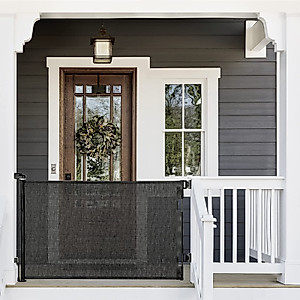 Cumbor 36" Extra Tall, 29.7"- 46" Width Baby Gate for Dogs and Kids & Cumbor 33" Tall, 0"-55" Width Retractable Baby Gate for House, Stairs, Doorways