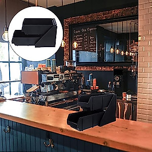 Ipetboom Fridge Organizer Coffee Station Organizer Countertop Coffee Bar Accessories Coffee Holder Tea Bag Caddy Condiment Organizer for Coffee Bar Kitchen Refrigerator Organizer Bins