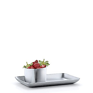 blomus Basic Stainless Steel Tray 4" x 7"