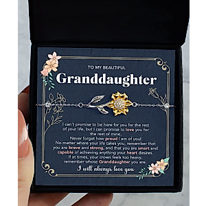 Granddaughter Bracelet - Sterling Silver Bracelet Granddaughter Gifts From Grandma, Granddaughter Bracelet From Grandma, From Grandpa, To My Granddaughter Bracelet, To My Beautiful Granddaughter Bracelet, Birthday, Christmas (Background 1)