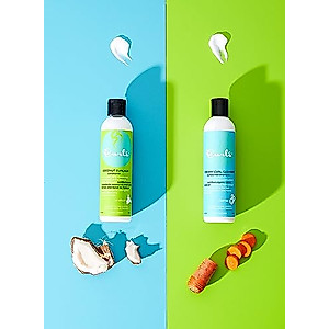 Curls Creamy Cleanser - Sulfate Free Shampoo - Safe For Chemically Altered & Color Treated Strands - For Wavy, Curly, and Coily Hair, 8oz