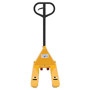 Vestil PM1-1532-MINI Steel Mini Hand Pallet Truck 45 in. x 15 in. x 45 in. 1100 Lb. Capacity Yellow