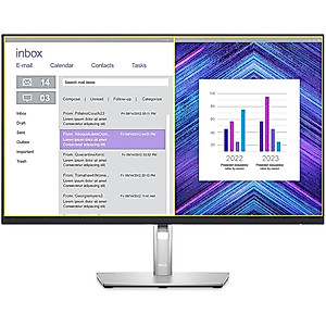Dell P2723DE 27" QHD WLED LCD Monitor - 16:9 - Black, Silver