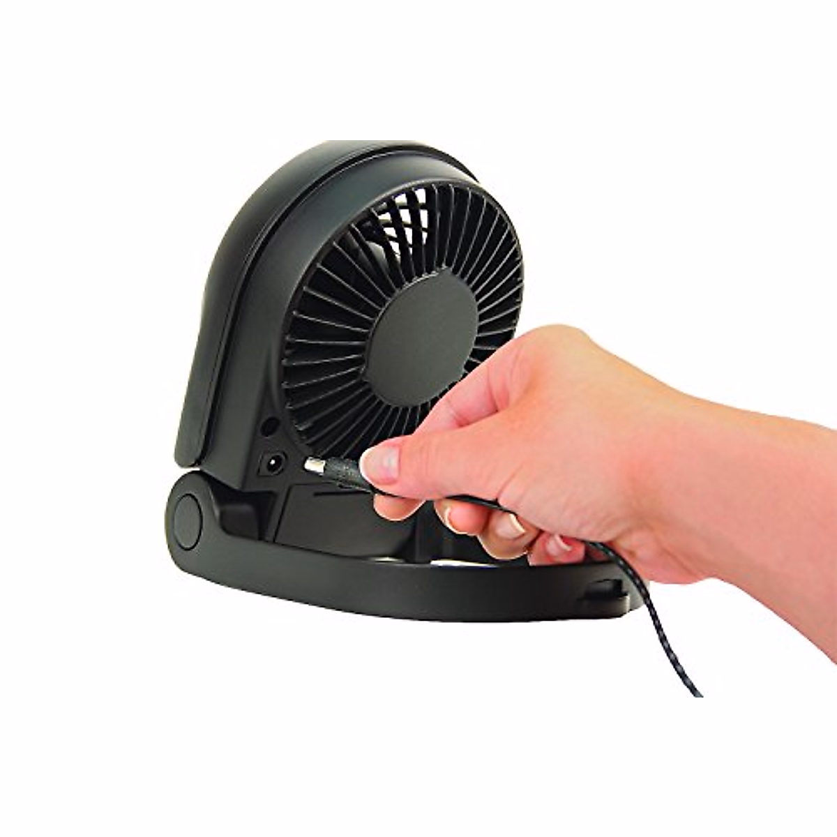 Honeywell HTF090B Turbo on the Go Personal Fan, Black – Small, Portable Fan