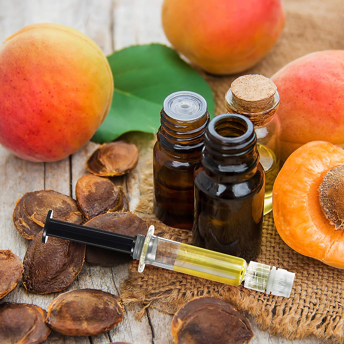 Nuanchu 1ml Borosilicate Glass Syringe Anti Leak Luer Connector Dispenser Without Needle Heat Resistant Accurate Measuring Tool for Thick Liquids, Glue, Ink, Pet Feeding(100 Pieces)