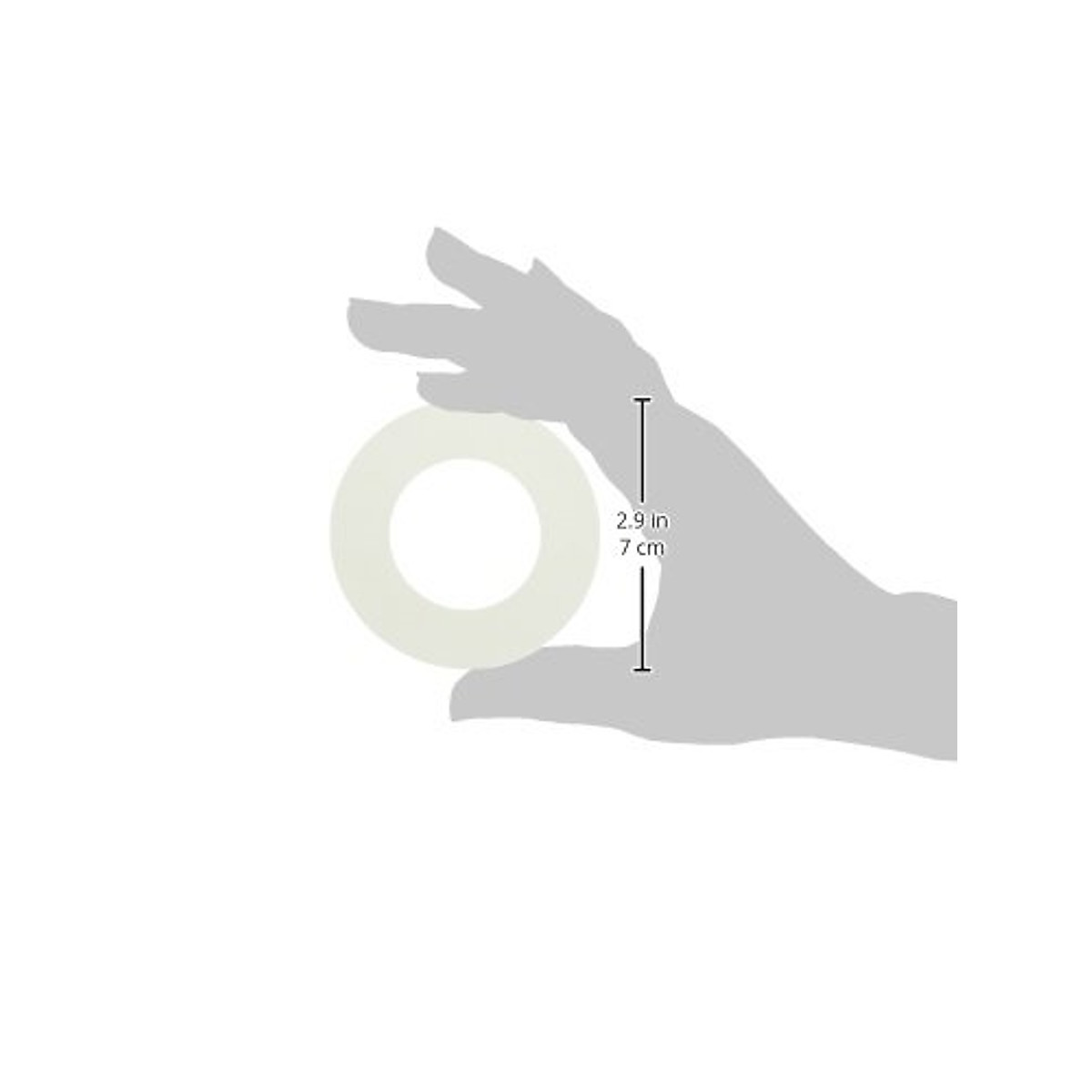 Tamiya TAM87178 87178 Masking Tape for Curves 3Mm, White