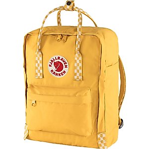 Fjällräven Kånken Ochre/Chess Pattern One Size