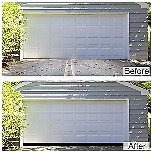 TORRAMI Wide Silicone Weather Stripping 3 inch Width 20 Feet Length, Draft Stopper Seal for Barn and Garage Door Under Bottom,Top, Sides, Black