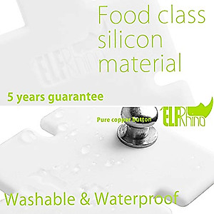 ELFRhino Silicone Earphone Organizer Earphone Wrap Winder Headphone Cord Organizer Wrap Winder Manager/Cable Winder 3 Pieces