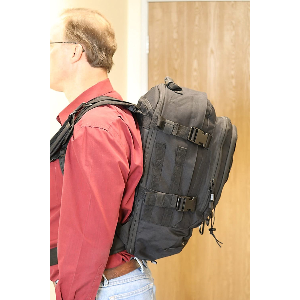 40L - 64 L Outdoor 3 Day Expandable Backpack for Gym Sport Hiking Camping Trekking Travel Military & Tactical,Bug Out Bag