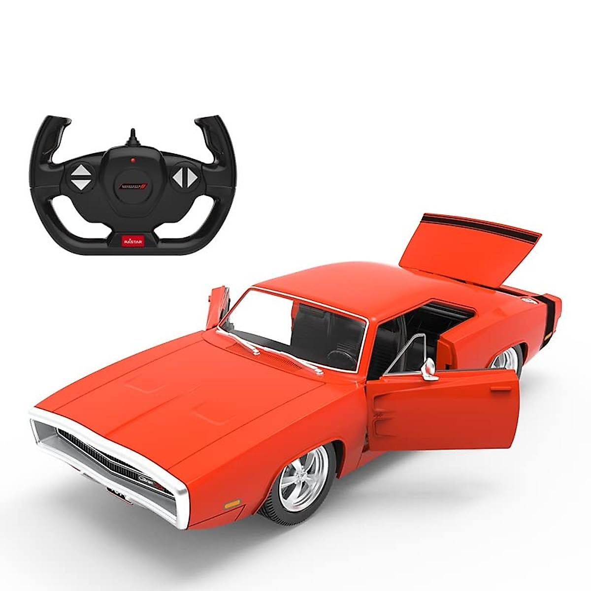 RASTAR RC Car 1/16 Scale 2.4Ghz Remote Control Car for Dodge Charger R/T R/C Toy Car Model Vehicle