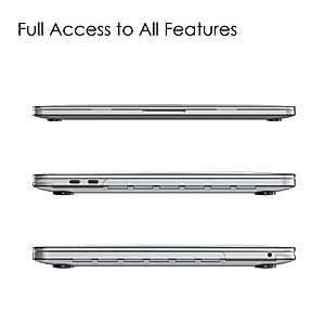 Fintie Case for MacBook Pro 13 Inch A2338(M2 M1) A2251 A2289 A2159 A1989 A1706 A1708 (2016-2021 2022 2023 Release) with/Without Touch Bar- Snap On Hard Shell Case Cover, Frost Gray