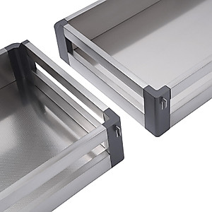 Gagalayong Blind Corner Cabinet Organizer, Corner Optimizer, Chrome Blind Corner Soft Close, Blind Corner Cabinet Pull Out Right for Coffee Cabinets and Kitchen Closets