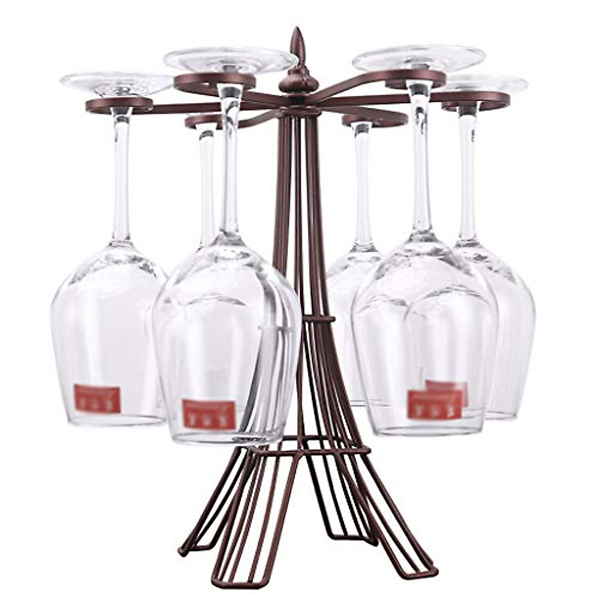 Creative Simplicity Goblet Decoration Wine Rack Wine Cabinet Decoration Entrance Creative Cup Holder Not Easy to Rust J1111, PIBM, 26×15×33cm