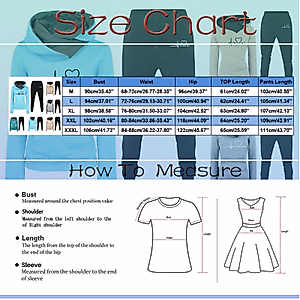 Women Hoodies Sweatsuit Long Sleeve Matching Joggers Sweatpants 2 Piece Tracksuit Sets, Two Piece Outfits for Women A4-Grey, Large