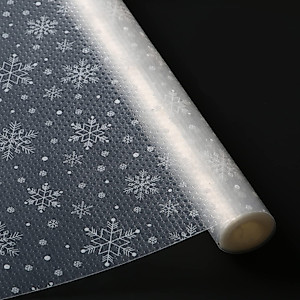 XGOLD Non-Adhesive Non-Slip EVA Shelf Liner Refrigerator Liners Kitchen Cabinet Liner Drawer Mats Clear Liner for Shelves,Cupboard,Closet,Pantry,Table Waterproof Oilproof Washable（17.7 x 118 inch）