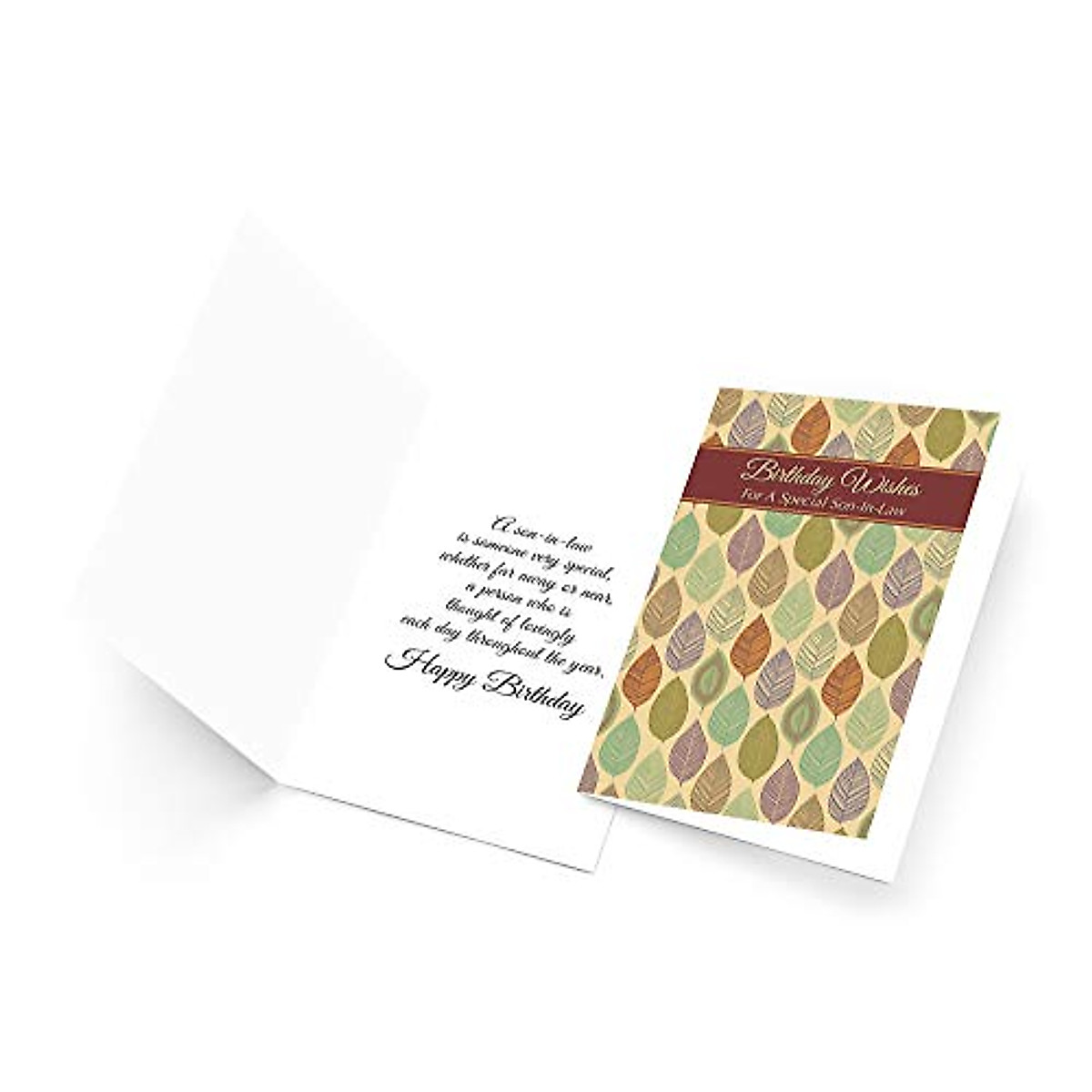 Happy Birthday Card For Son-In-Law | Made in America | Eco-Friendly | Thick Card Stock with Premium Envelope 5in x 7.75in | Packaged in Protective Mailer | Prime Greetings