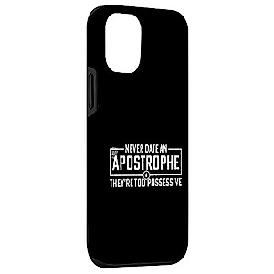 iPhone 12/12 Pro English Apostrophe Funny Language Teacher Teaching Graphic Case