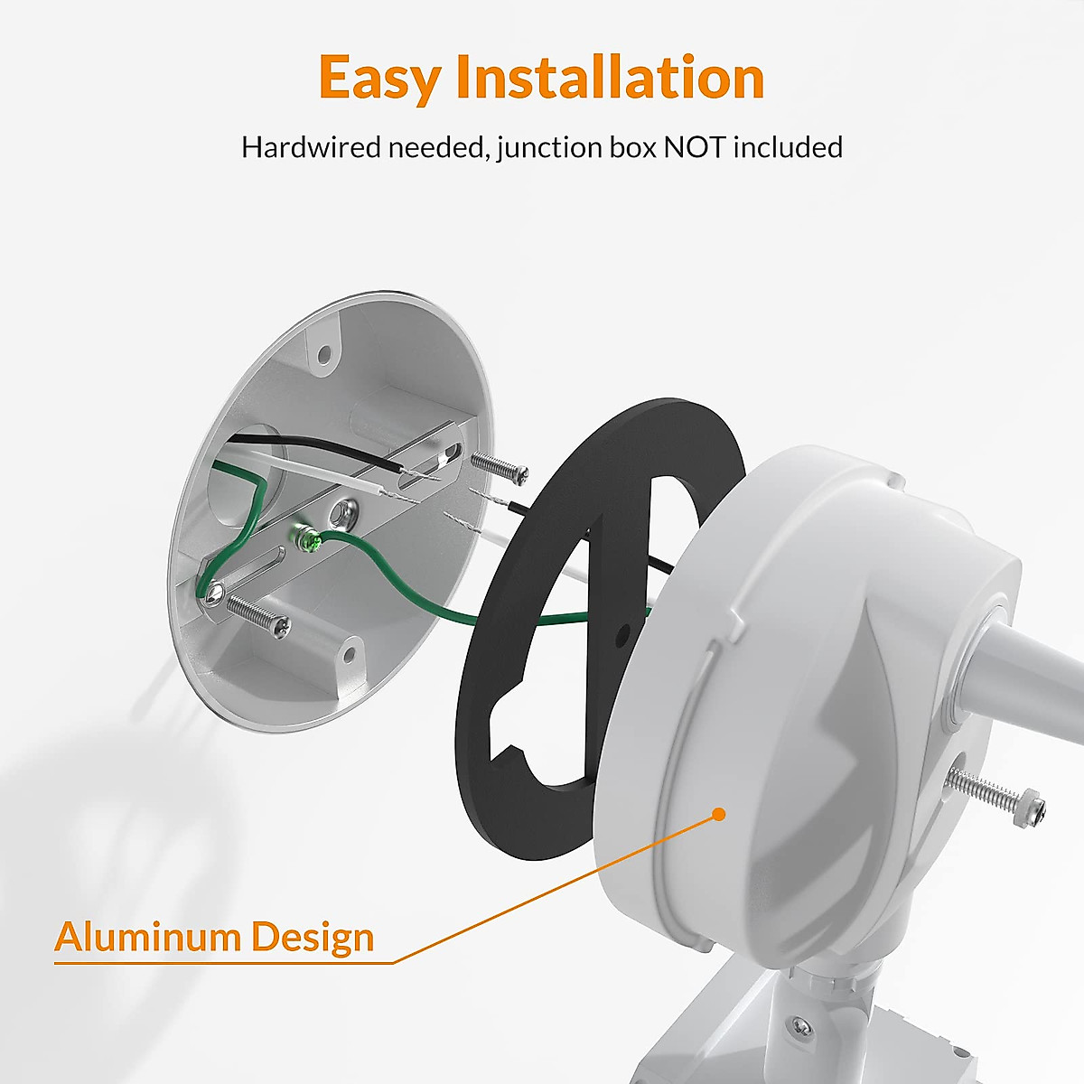 LEPOWER 45W Flood Lights Motion Sensor Outdoor Lights, 4800LM LED Security Light, Dusk to Dawn Motion Sensor Light, 3 Modes, 5000K, IP65 Waterproof, 3 Head Outdoor Flood Light for Garage Yard Porch