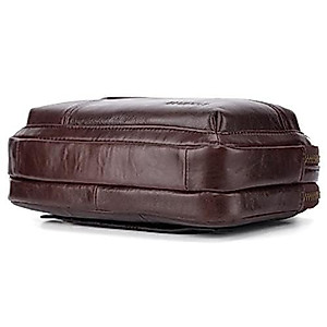 Leather Clutch Bag Wrist Purse for Men Women Business Organizer Wristlet Strap Pouch Coin Money Case Wallet Handbag Cell Phone Holder Daypack