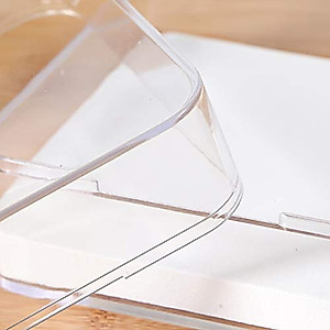 POPETPOP Display Case- Transparent Display Box with EVA Foam Board, Storage Box for Specimen Display & Collectibles