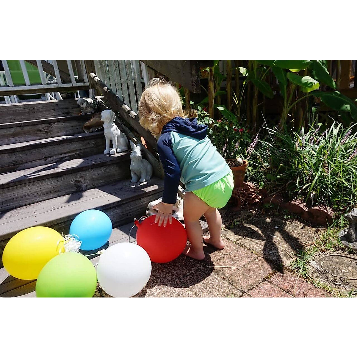 KaWaii Baby Unisex Infant Toddler Swim Diapers, Reusable Swimming Pants Mesh Inner, 3-Pack (S,M,L) 12-40 lbs