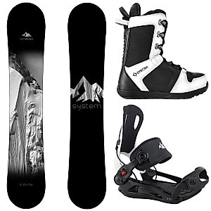 Package-System Timeless Snowboard 163 cm Wide-System MTN Binding XL-System APX Snowboard Boots 13 2019
