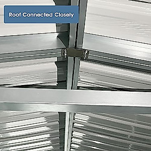 FRANSOUL Outdoor Storage Shed 20x10FT, Metal Shed Backyard Utility Large Storage Shed with 2 Doors and 4 Vents, Metal Car Canopy Shelter for Car, Truck,Bike, Garbage Can, Tool, Lawnmower