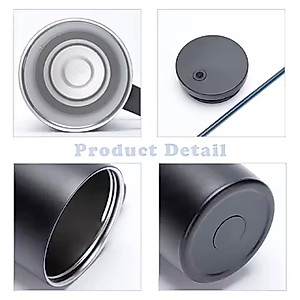 Buho Outdoor Tumbler, 40 oz, Double-Wall Insulated, Ergonomic Handle with Lid Straw (Light Purple)