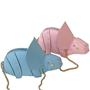 LA CHA Girls Purse Crossbody Handbags Clutch for Women (Blue)