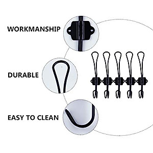 VORCOOL Metal Coat Rack 5Pcs Wall Mounted Dual Coat Hooks Metal Wall Hooks Robe Hook Rustic Double Hooks Coat Hanger for Scarf Bag Towel Key Cap Cup Hat Wall Mount Clothes Rack