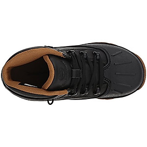 Timberland Unisex-Kid's Euro Hiker Shell Toe Fashion Boot, black full grain, 6.5 Medium US Big Kid