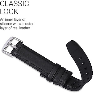 Compatible with AMAZTIM C20 Bands, Lamshaw Leather Silicone Breathable Replacement Smartwatch Strap Wristband Compatible for Kospet Tank M1 Pro/AMAZTIM C20 1.71" Military Sports Smart Watch/Slothcloud