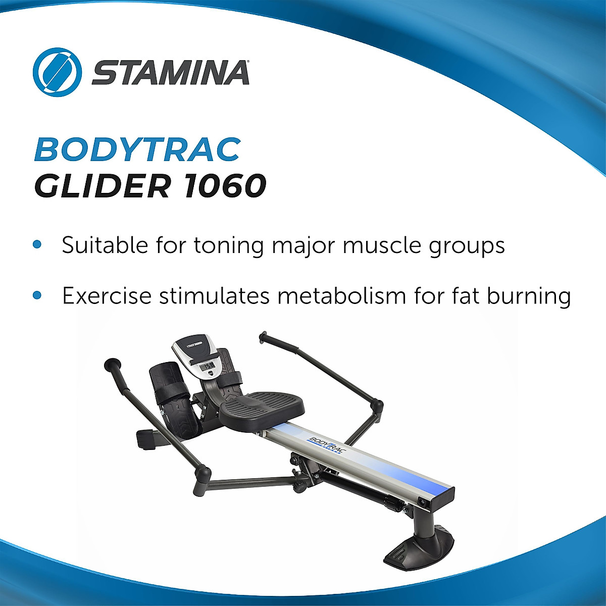 Stamina BodyTrac Glider Exercise Rowing Machine