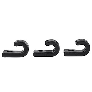 Yosoo Health Gear Kayak J Hooks, 25pcs Kayak Attachments J Hooks, Kayak Bungee Hooks Nylon Lashing Hooks for Canoe Repair, Kayak Tie Down Hook for Kayaks Canoes Boats, Kayak Fishing Accessories