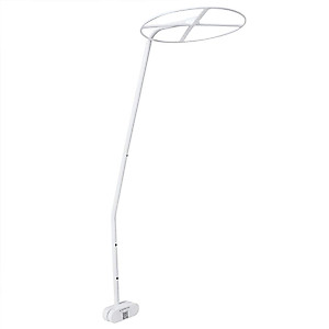 Weiyirot Net Stand, Adjustable Crib Canopy Holder, Clip-on Net Holder Support Bracket Mounting Rack Accessories for Home Crib Cot Bed, Easy Assembly & Installation