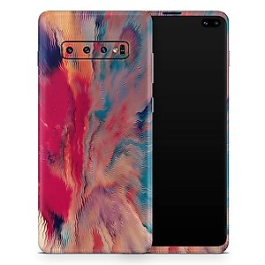 DesignSkinz Liquid Abstract Paint Remix V78 Protective Vinyl Decal Wrap Skin Cover Compatible with The Samsung Galaxy S20 (Screen Trim & Back Glass Skin)
